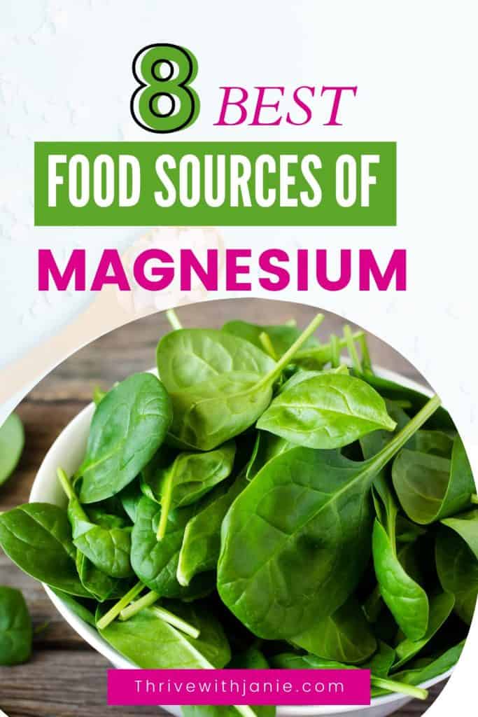 10 Best Food Sources Of Magnesium For Better Health - Thrive With Janie