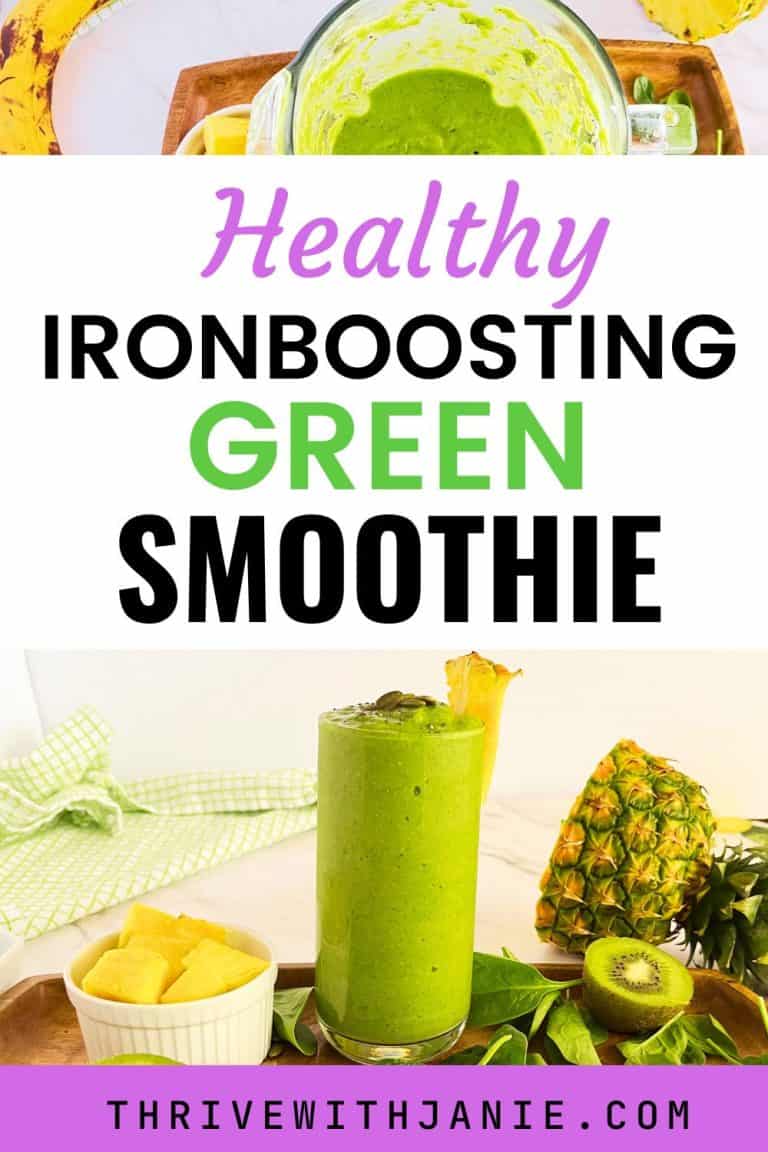 Iron Boosting Smoothie: Easy Healthy Iron Rich Green Smoothie - Thrive ...