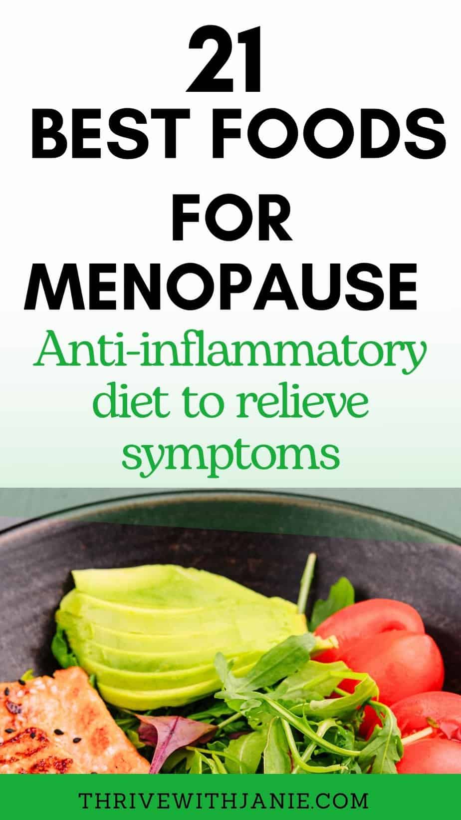 The Best Anti Inflammatory Diet For Menopause - Relief And Health ...
