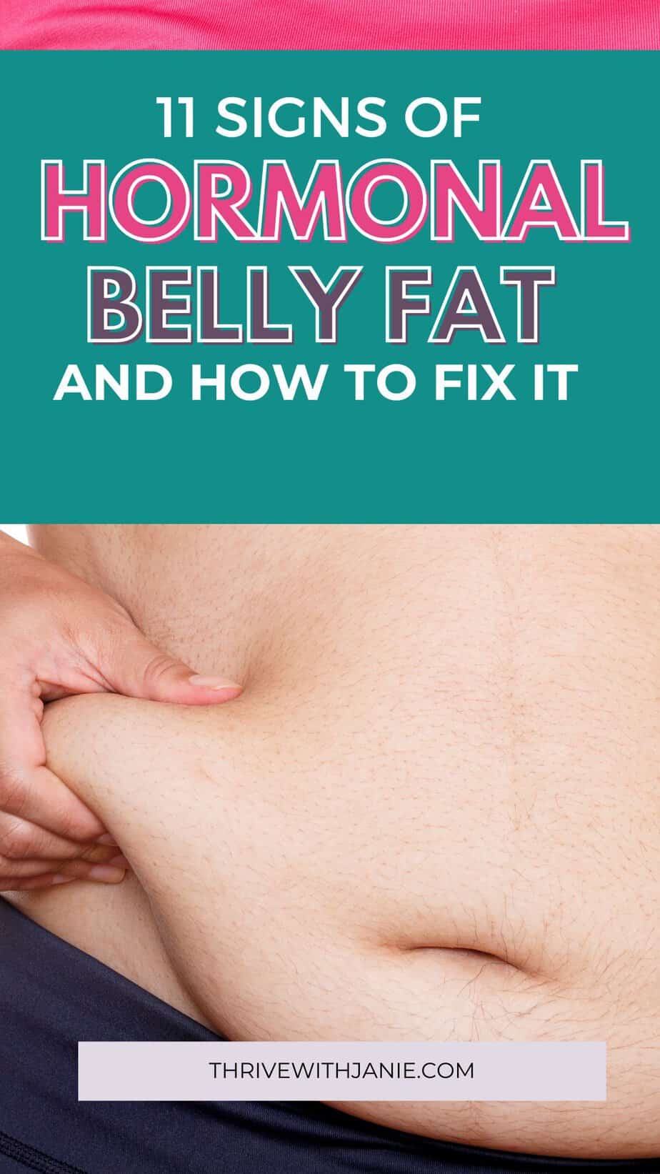 Hormonal Belly Fat: Causes, Signs And How To Fix It - Thrive With Janie