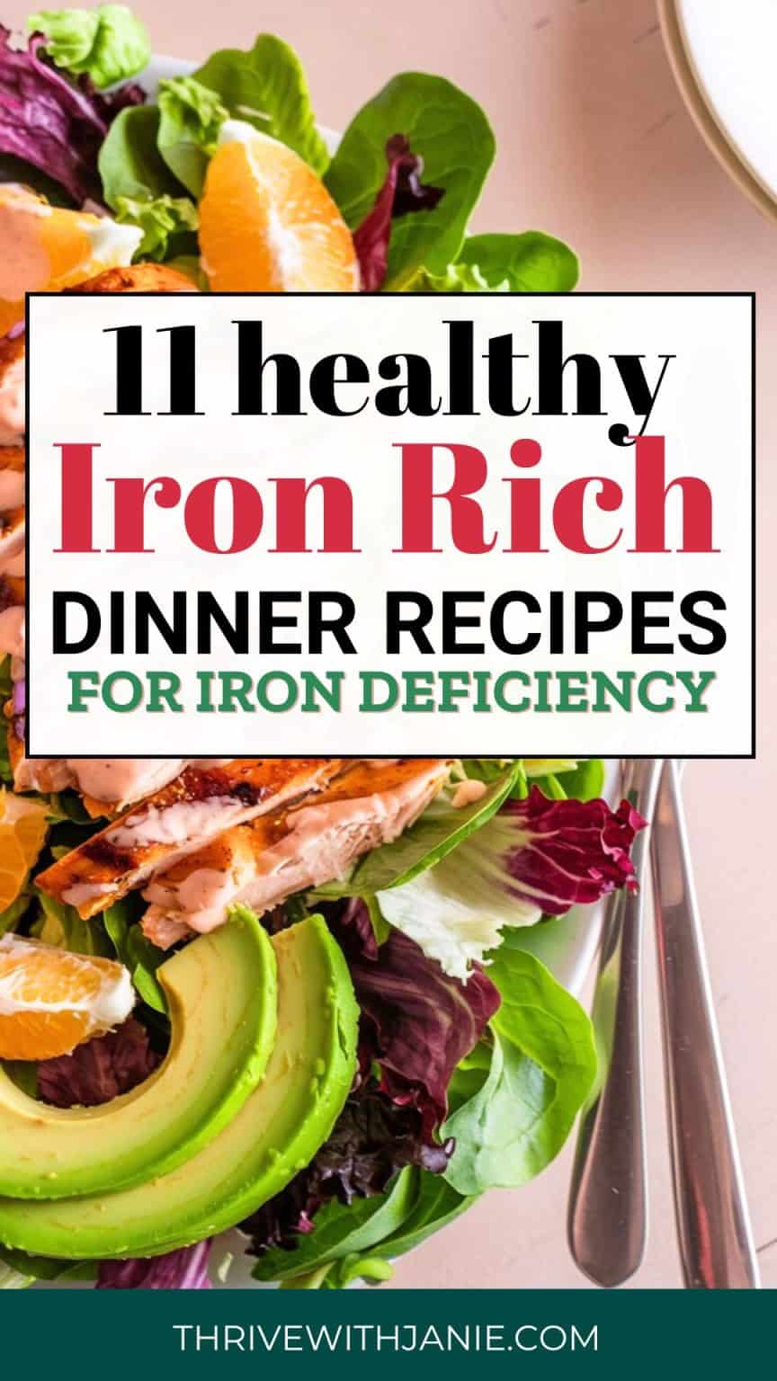 Easy Healthy Iron Rich Recipes - Thrive With Janie