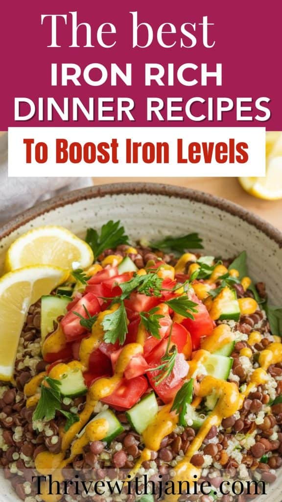 Easy Healthy Iron Rich Recipes - Thrive With Janie