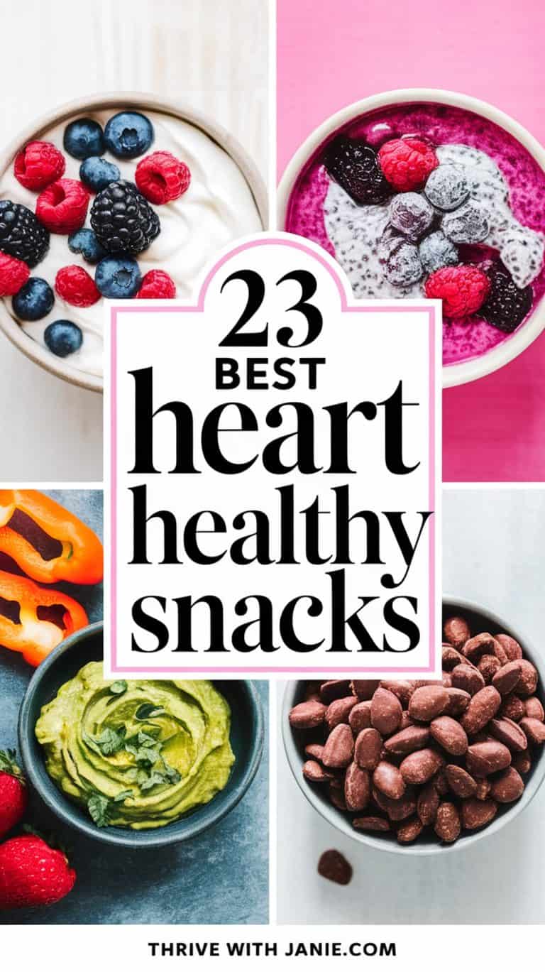 24 Best Heart Healthy Snacks Your Heart Will Love - Thrive With Janie