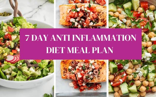 Easy 7Day Anti Inflammatory Diet Meal Plan - Thrive With Janie