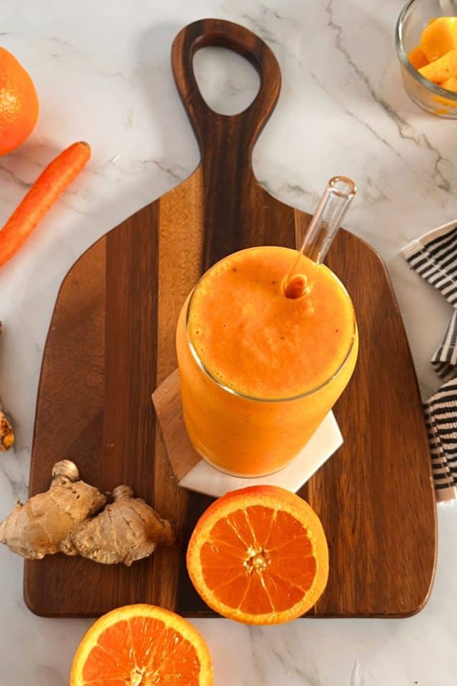 The Best Golden Glowing Skin Smoothie( Get Clear Skin Naturally ...