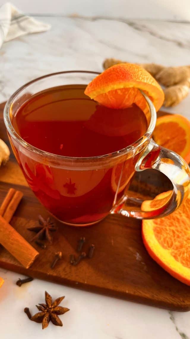Spiced Cinnamon Orange Tea Recipe ( Cozy, Easy) - Thrive With Janie